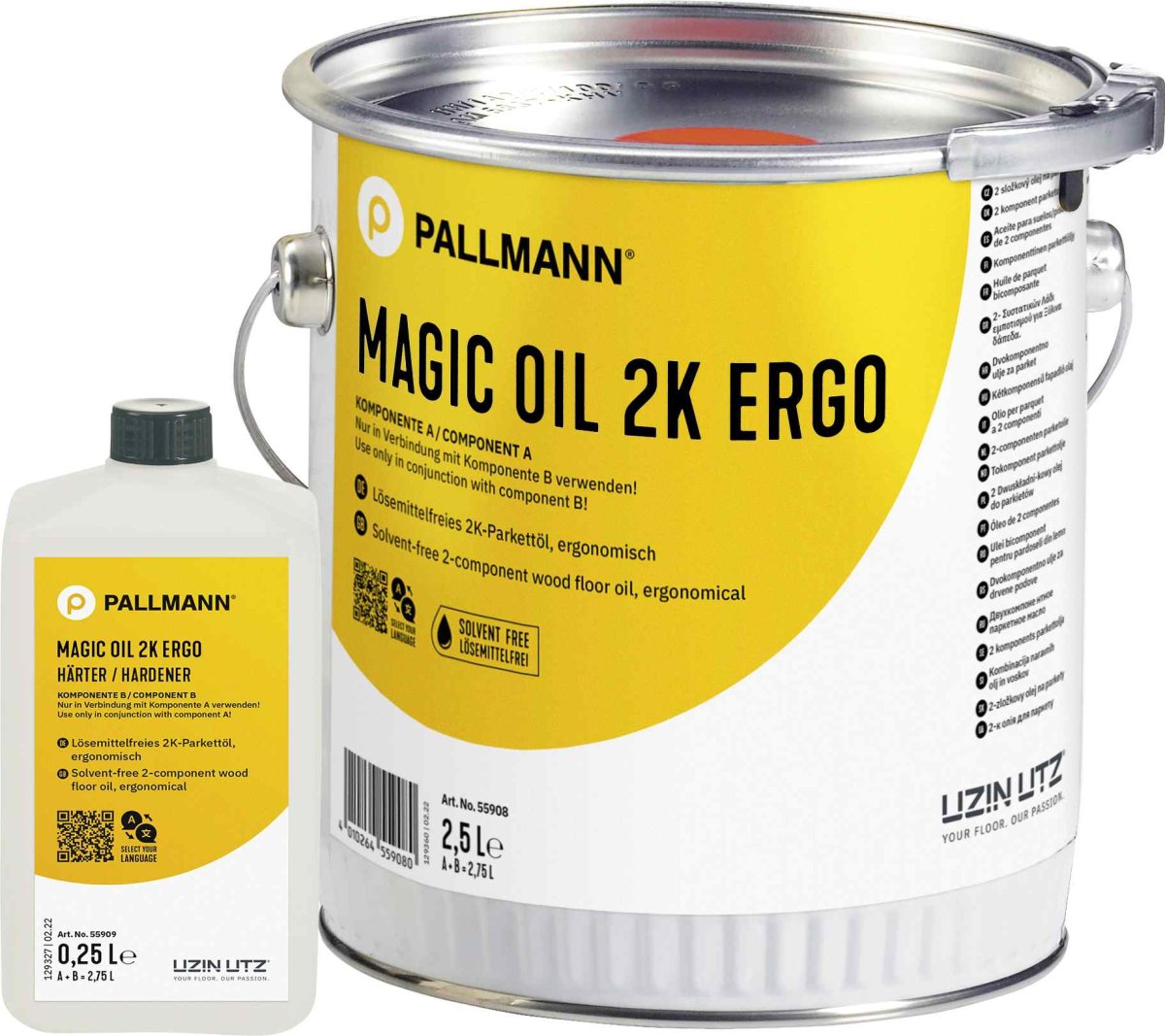 MAGIC OIL 2K ERGO | Træolie uden opløsningsmidler | PALLMANN